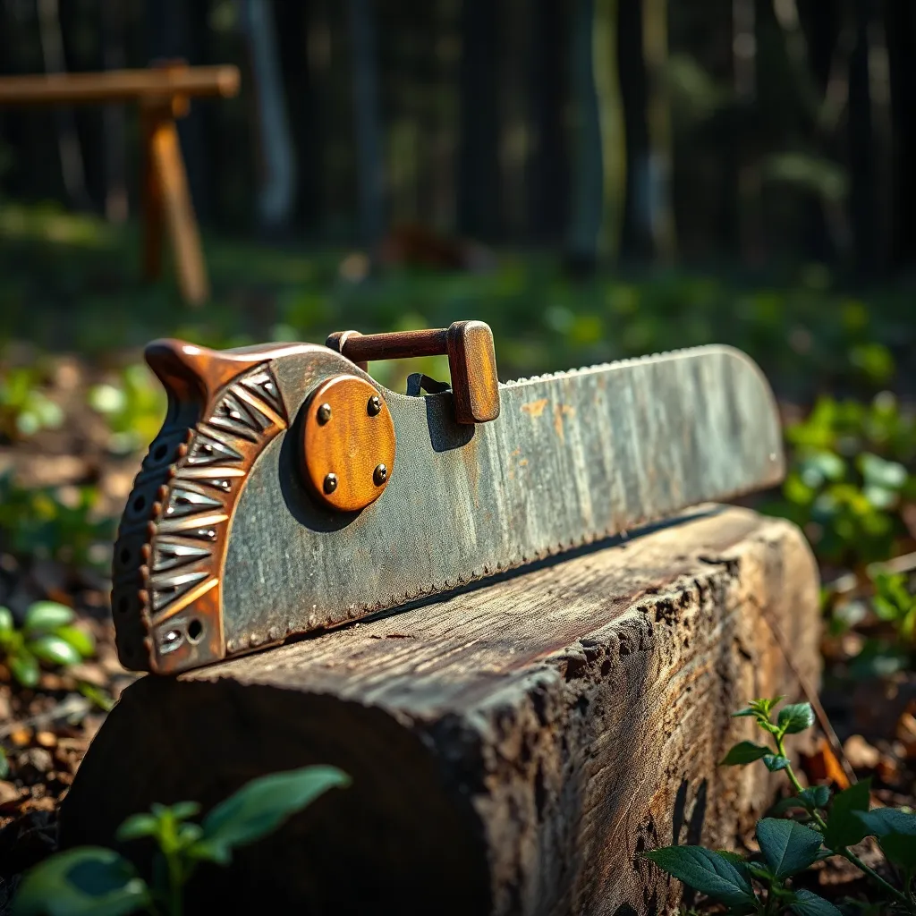 Exploring the Vintage Crosscut Saw: Tradition & Precision
