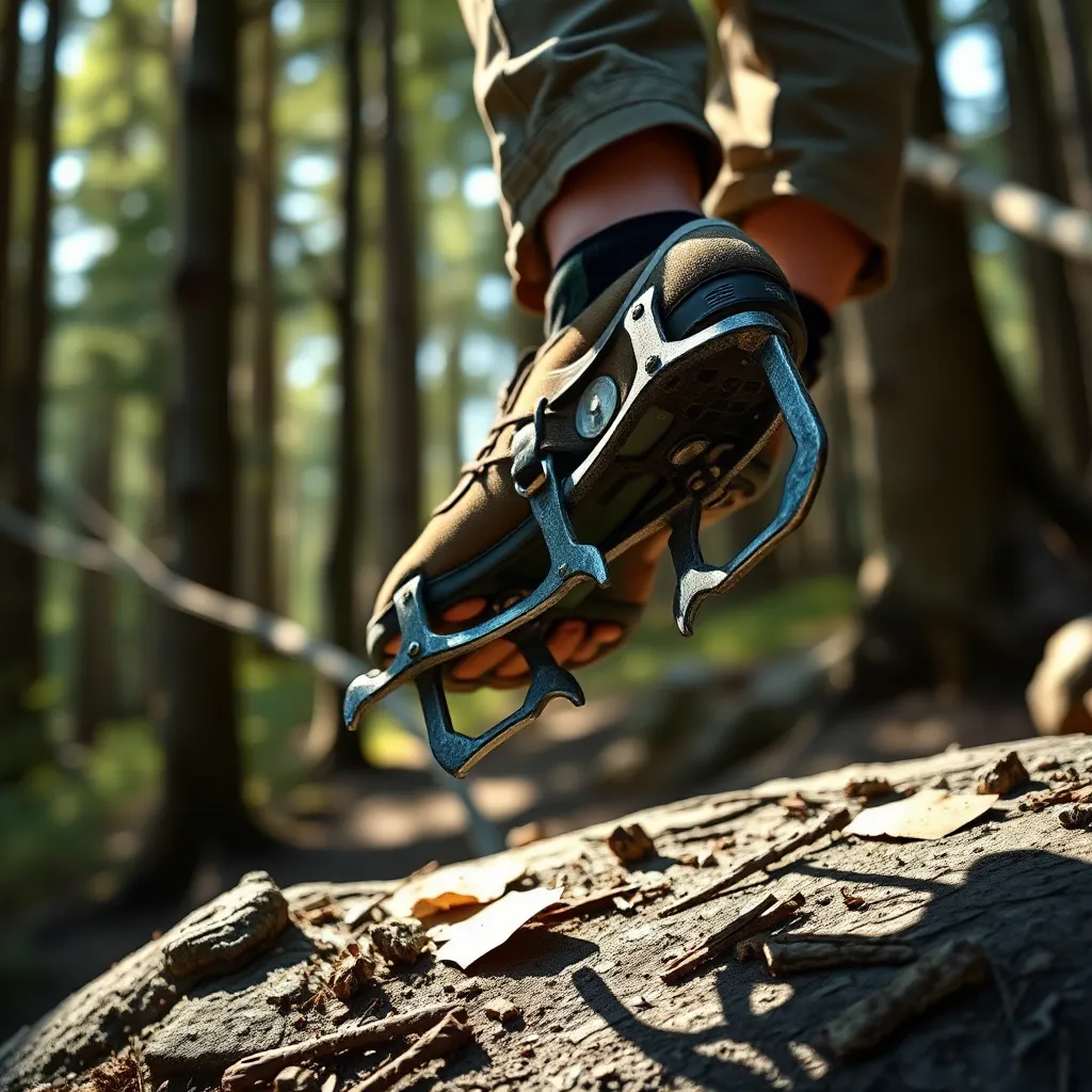Foot Ascender with Spurs: Boosting Climbing Efficiency